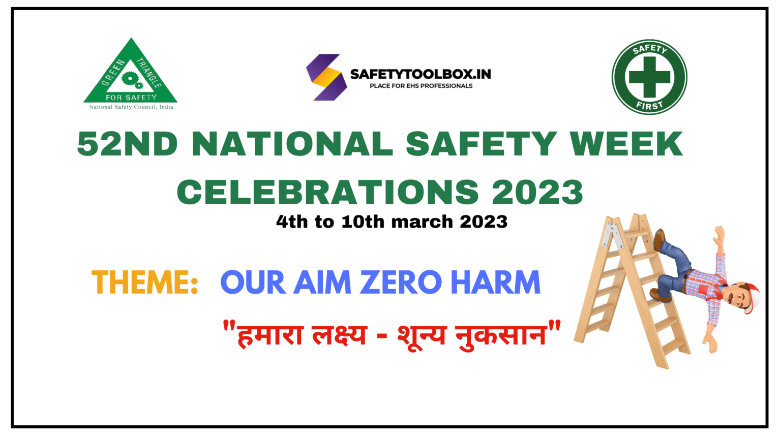 National Safety Day Theme 2023 - Safety Toolbox